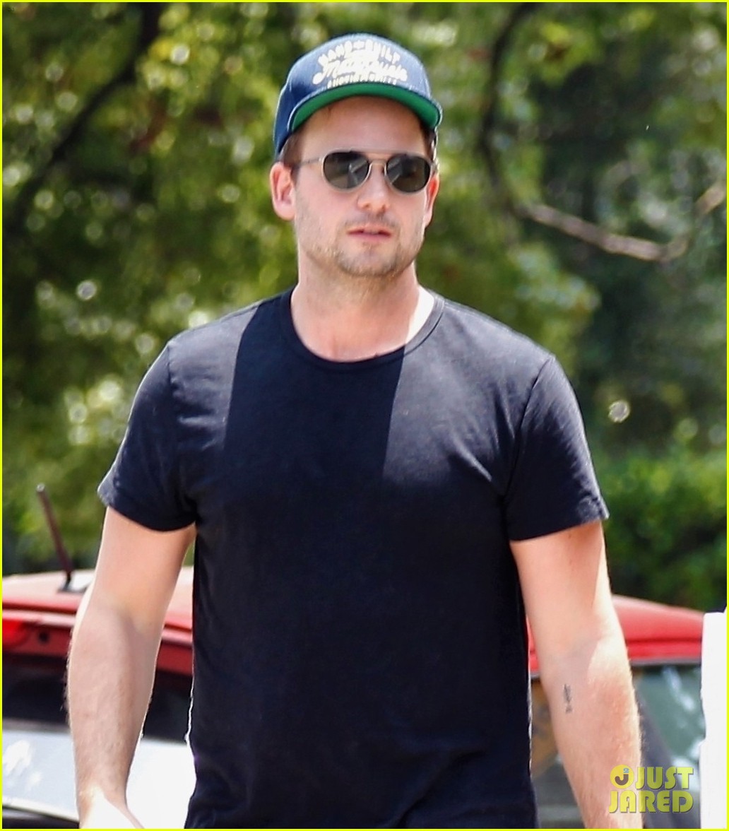 Patrick J. Adams Meets Up with Pal Jake McDorman for Lunch: Photo ...