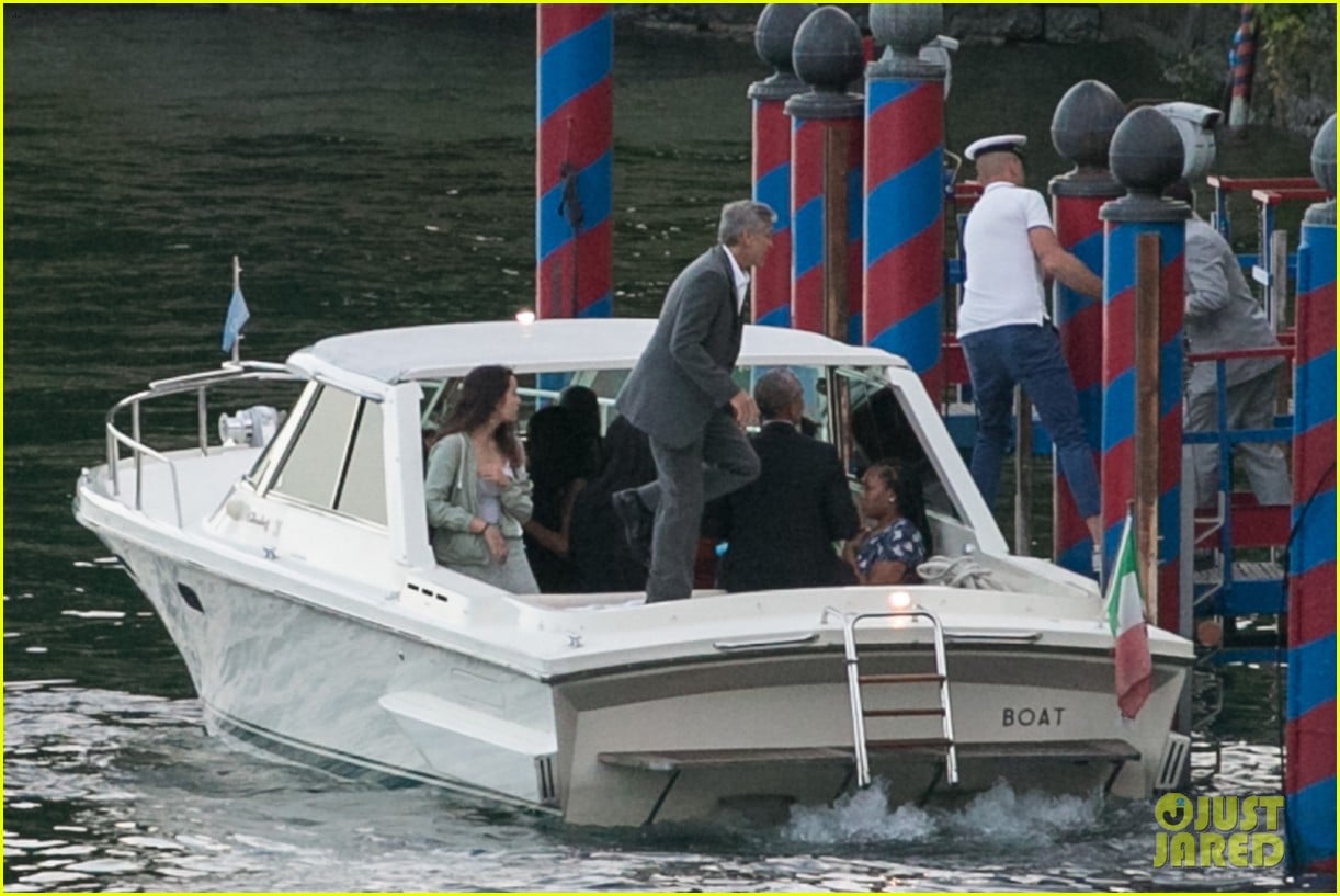 George Clooney & Barack Obama Hang Out Together in Italy!: Photo ...