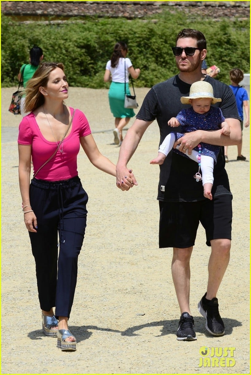 Michael Buble & Wife Luisana Take Family Trip to Italy with Their 3 ...