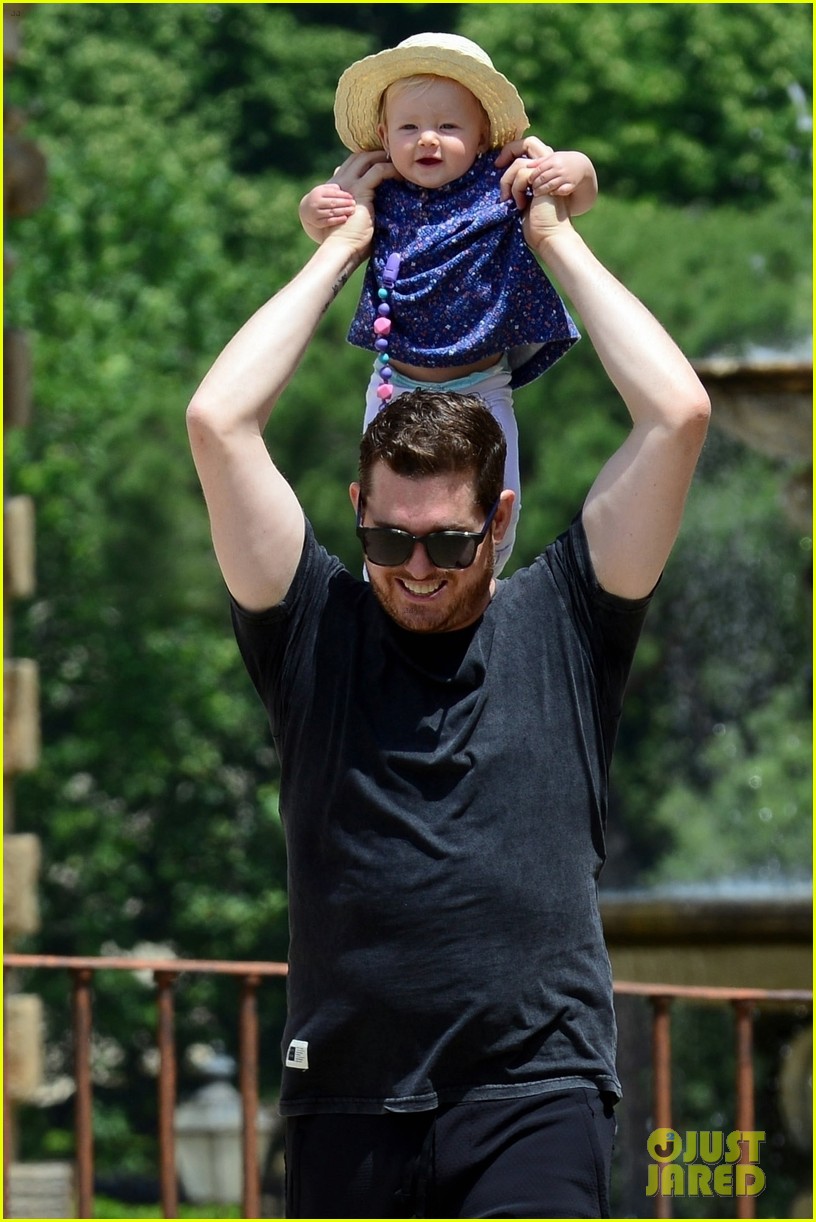 Michael Buble & Wife Luisana Take Family Trip to Italy with Their 3 ...