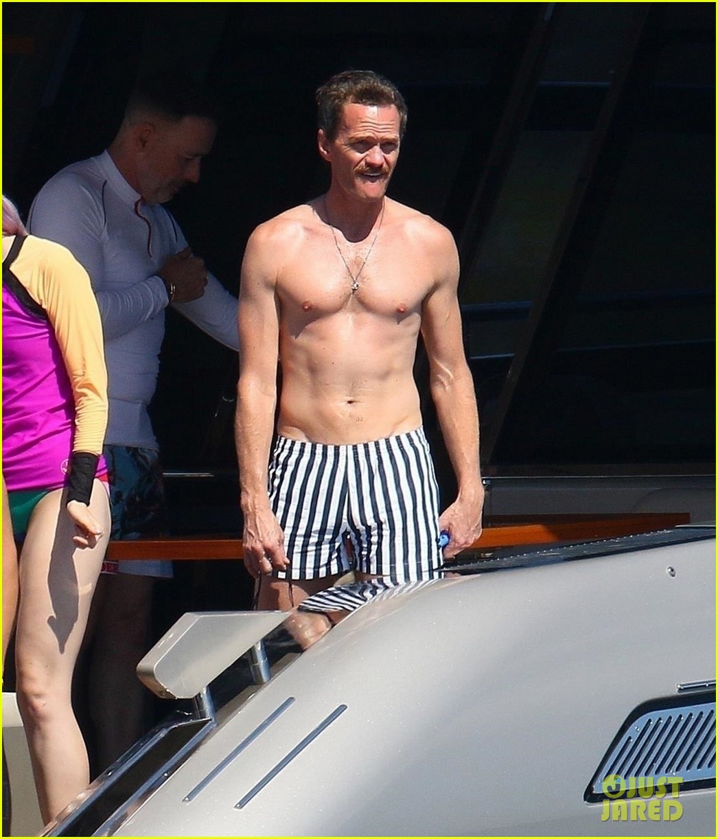 Neil Patrick Harris Goes Shirtless, Shows Off Fit Body in France ...