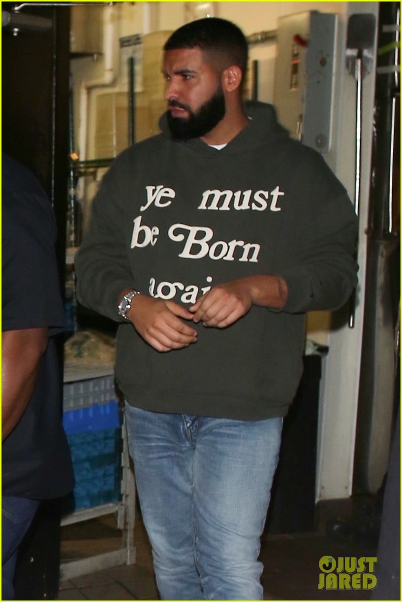 Drake Wears 'Ye Must Be Born Again' Hoodie to Lil Keed Concert: Photo ...