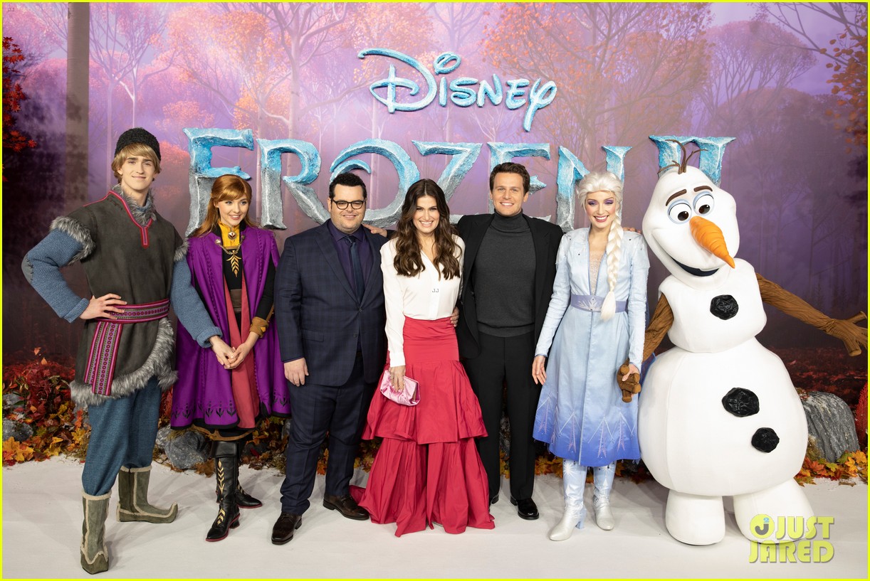 Josh Gad, Idina Menzel, & Jonathan Groff Premiere 'Frozen 2' in London ...