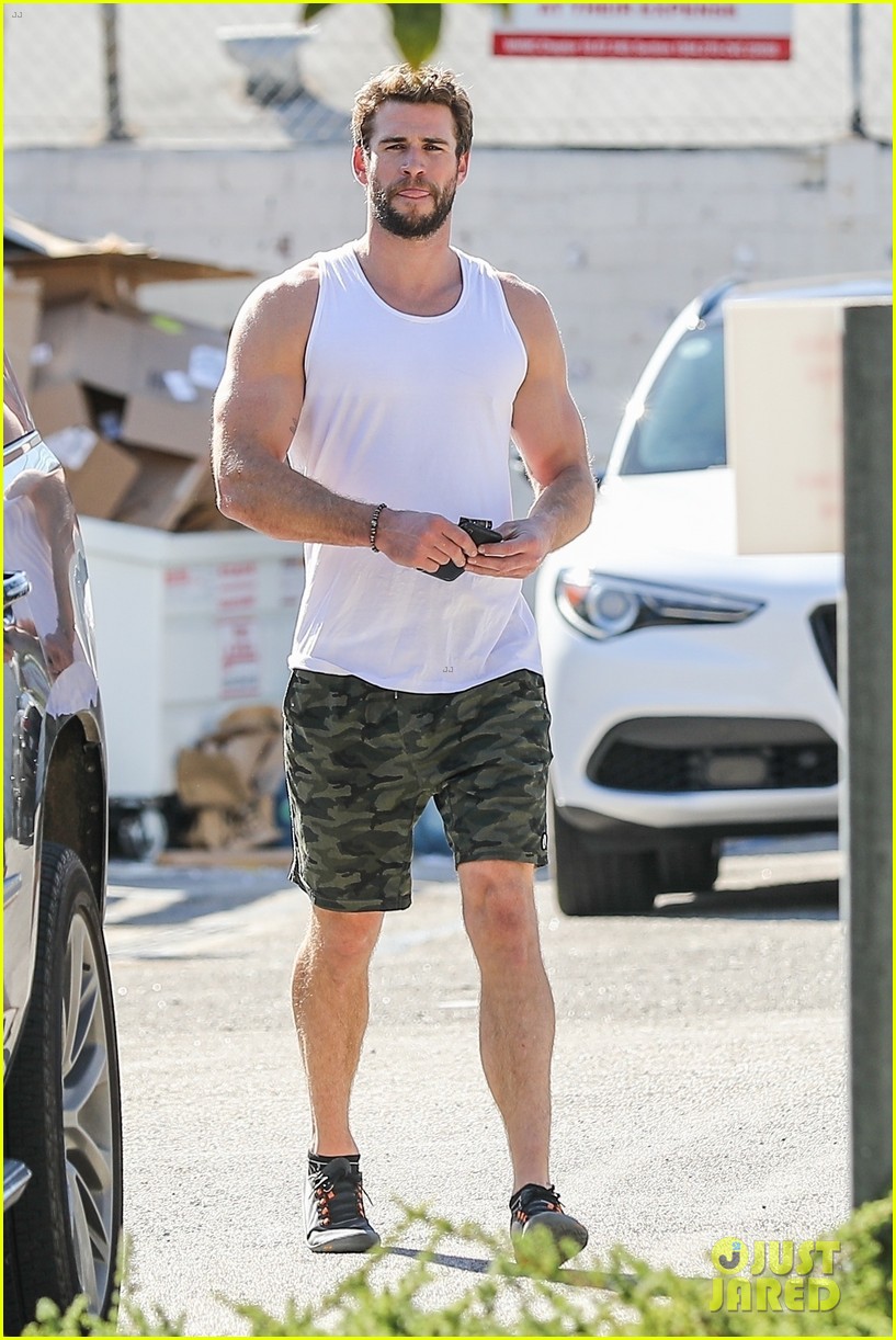 Liam Hemsworth's Muscles Look So Pumped Up After His Friday Morning ...