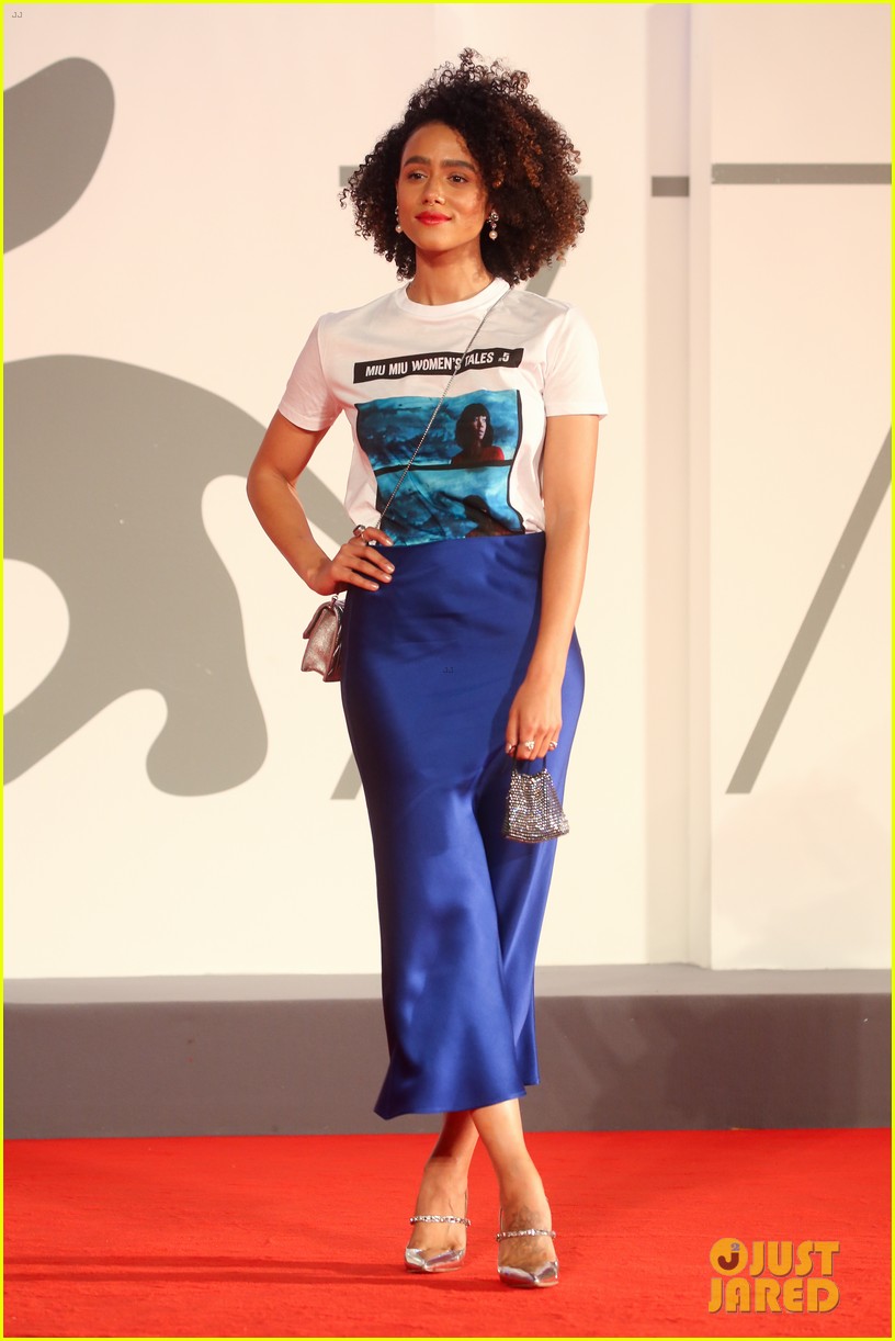 Nathalie Emmanuel, 31, at the Venice Film Festival w/ actor beau Alex ...