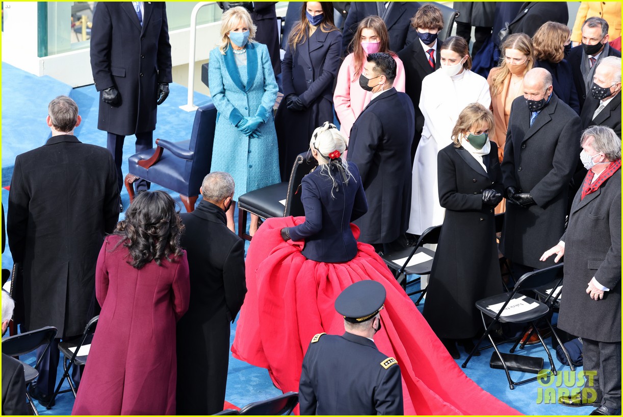 Lady Gaga Performs the National Anthem at Presidential Inauguration ...