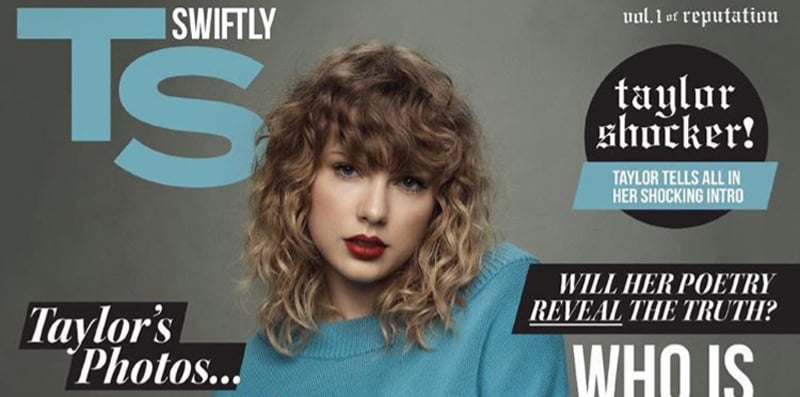 Taylor Swift Shares ‘Reputation’ Magazine Back Covers! | Magazine ...