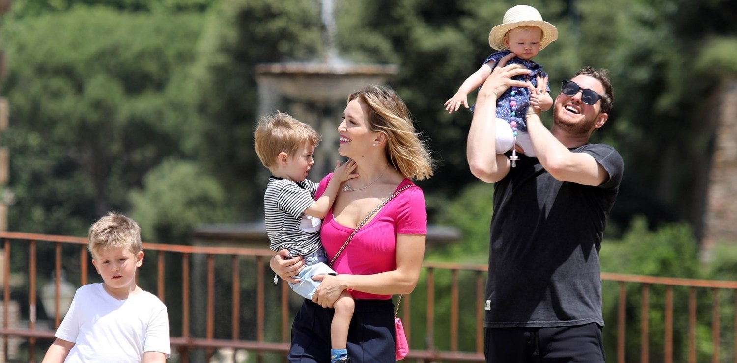 Michael Buble & Wife Luisana Take Family Trip to Italy with Their 3 ...