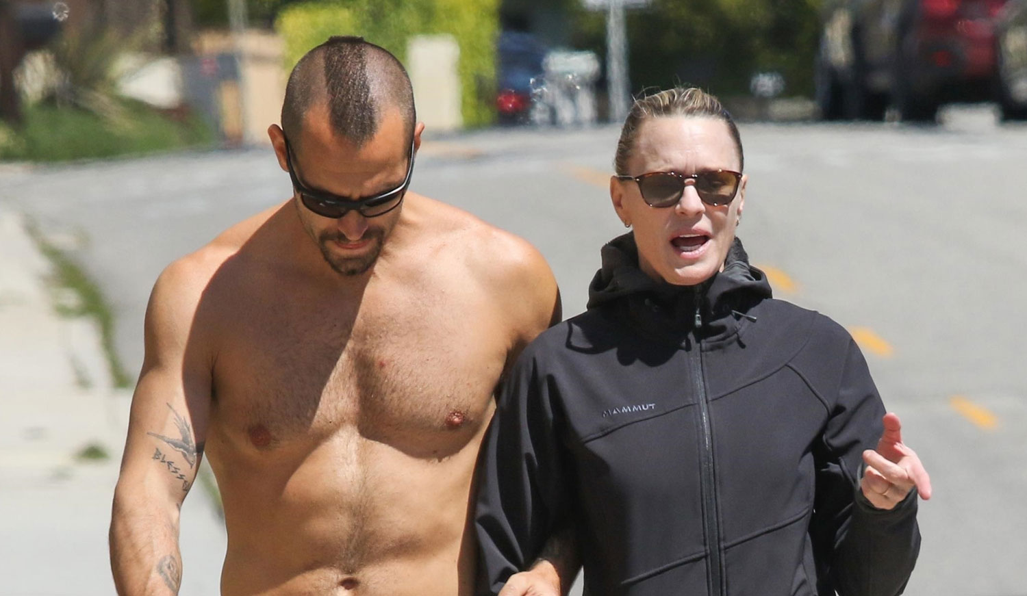 Robin Wright’s Husband Clement Giraudet Shows Off His Hot Body During ...